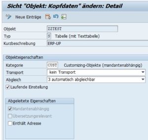 Customizing-Tabelle im Produktivsystem pflegen - SAP ERP - Administration