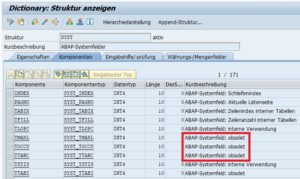 Die wichtigsten Systemvariablen in ABAP - ABAP